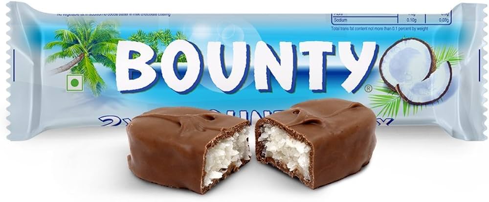 Bounty Chocolate Bar- With Coconut shreds inside バウンティチョコレートバー ...