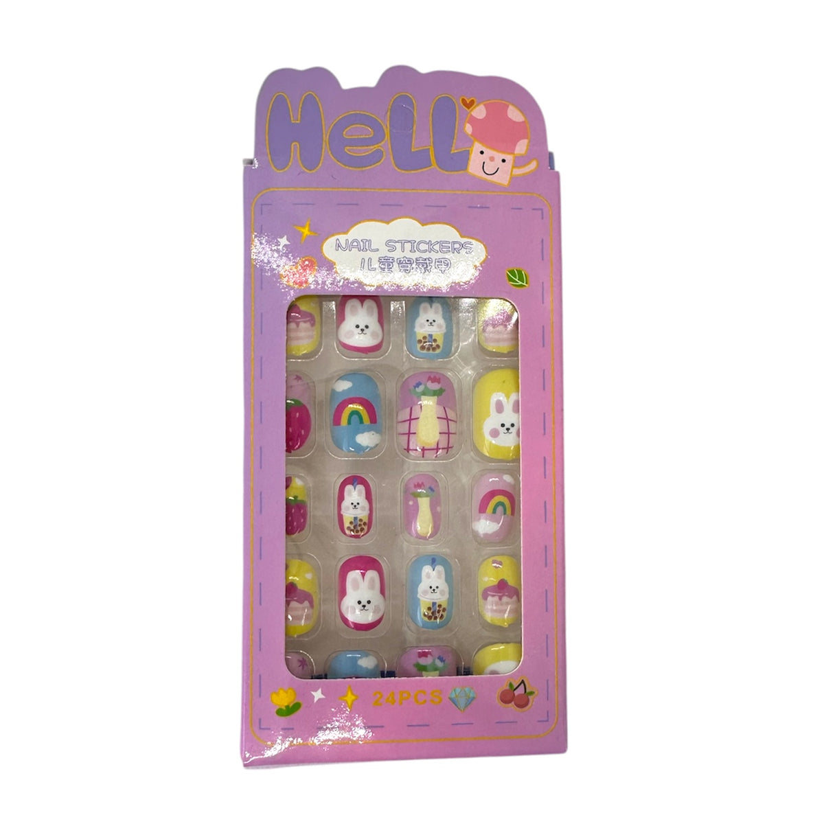 Press on Nail Stickers Set / ネイルシールセット – Harajuku Candy