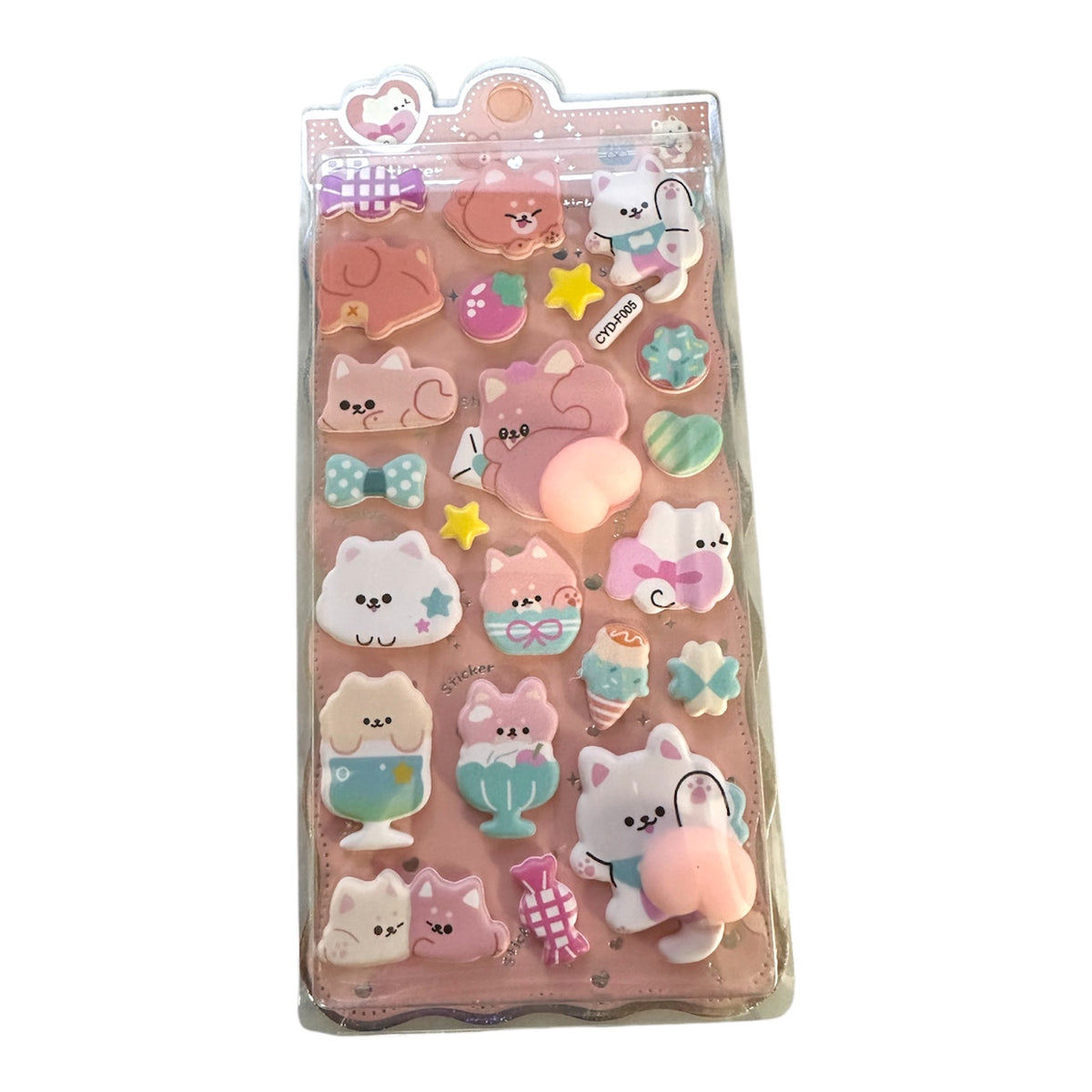 3D Squishy Stickers [HARD COVER] /3Dスクイーズステッカー – Harajuku Candy