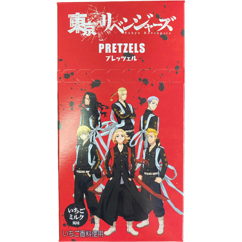 Tokyo Revengers Pretzels - Single box Tokyo Revengers Pretzels Strawbe ...