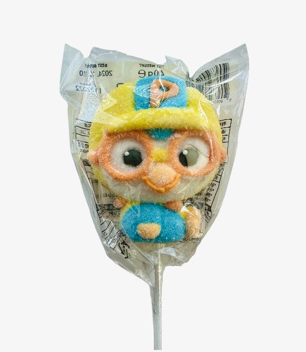 Pororo and Friends Marshmallow Lollipop 韓国 ポロロ＆フレンズ ロリポップマシュマロ ...